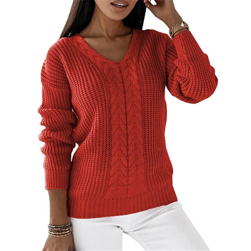 Amanda| Elegant Knitted Sweater – AMY AMERICAN CLASSIC