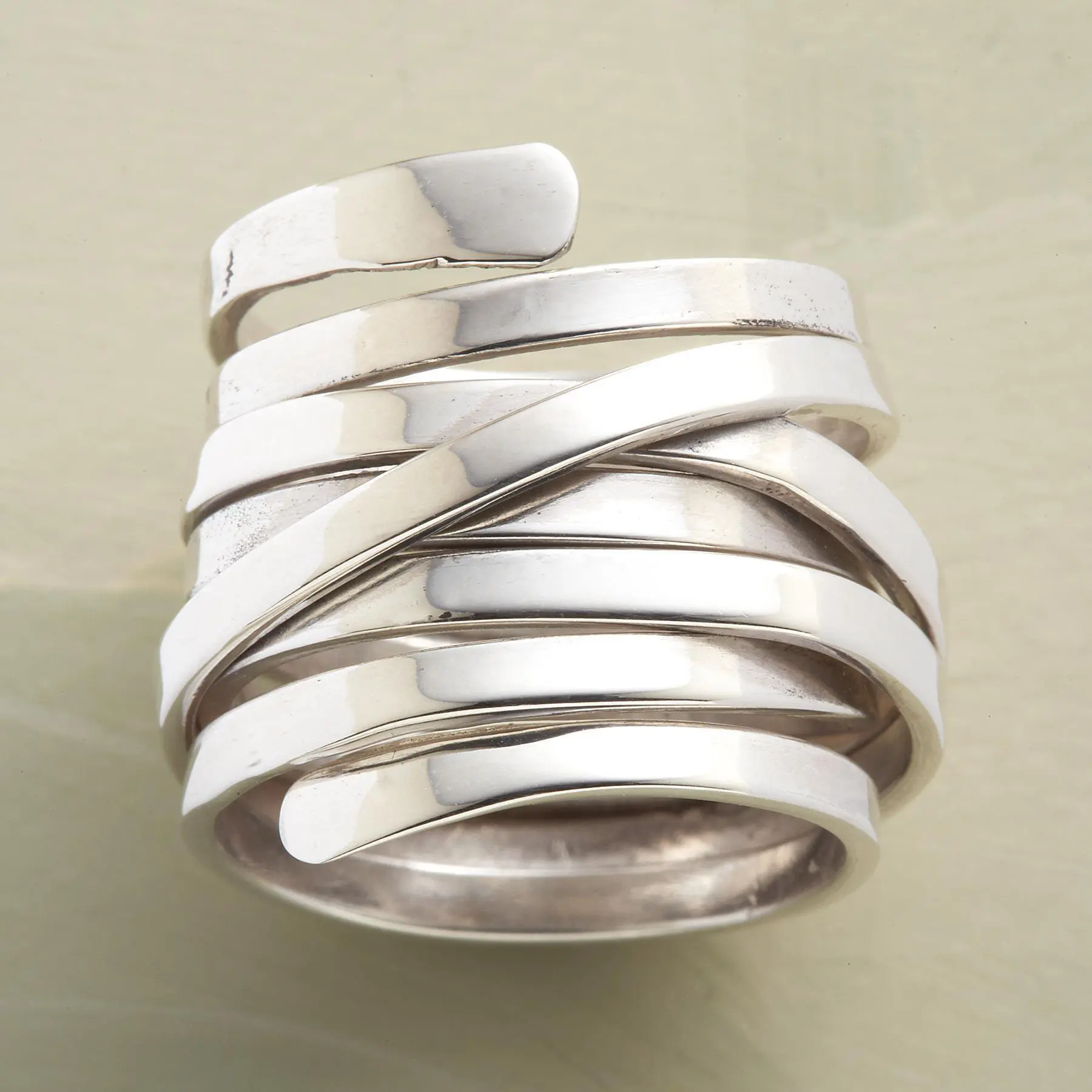 Bliss - Vintage Thick Layer Silver Ring – AMY AMERICAN CLASSIC